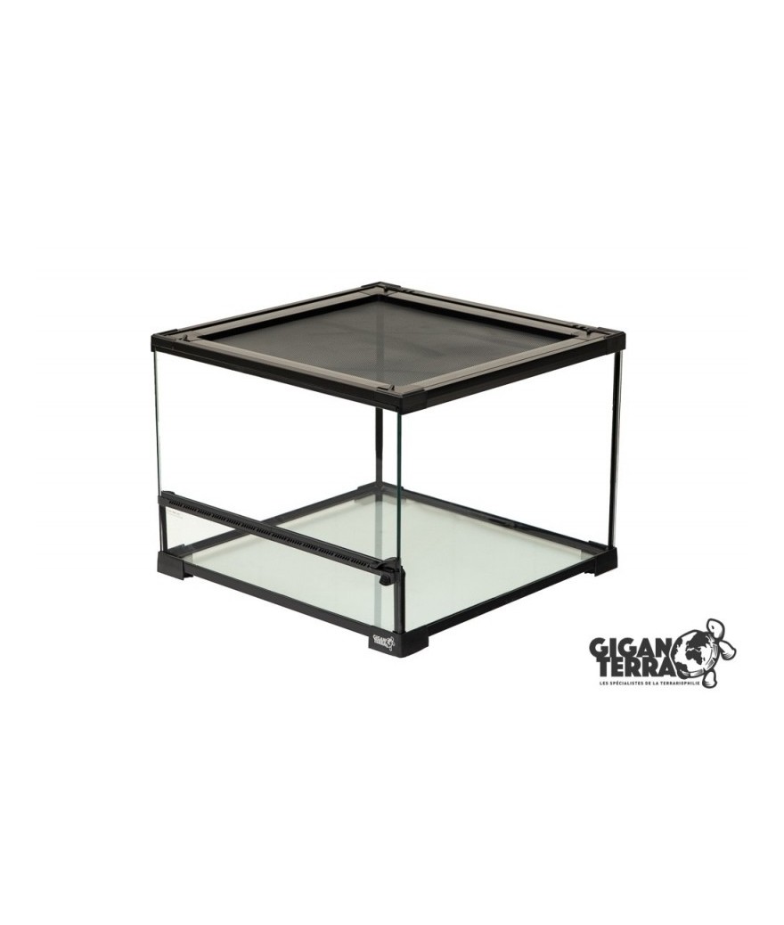 Terrarium en verre Giganterra taille M 40x40x30 centimètres