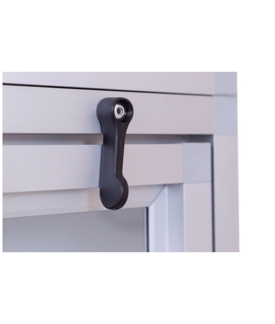 Duo Terrarium en PVC 120x60x60 cm Aluracks, 2 terrariums 60x60x60cm